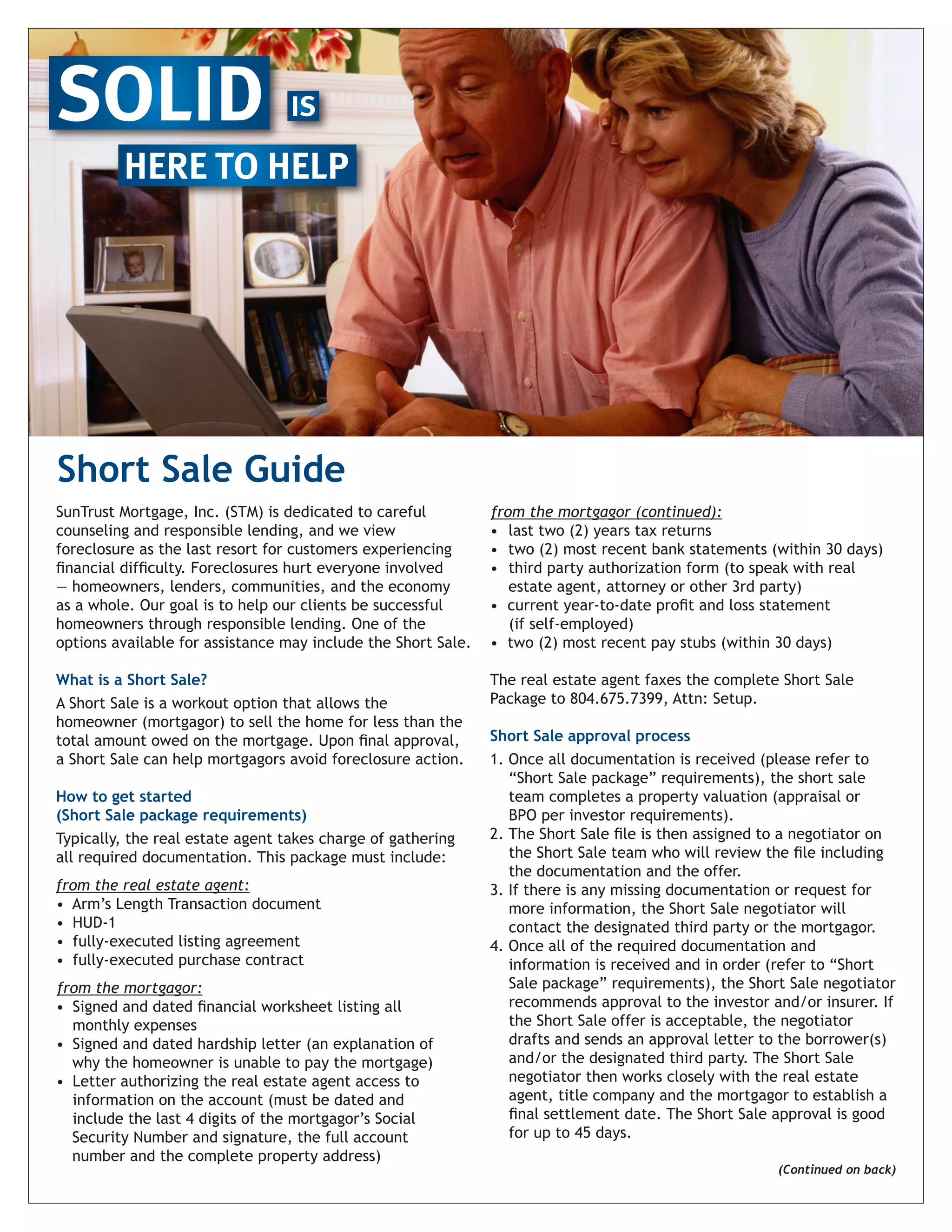 Short Sale Process for the Consumer | PDF