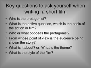 Short screenplay writing | PPT