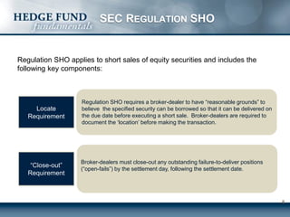 Short Selling: A Brief Overview and Regulatory Update | PDF