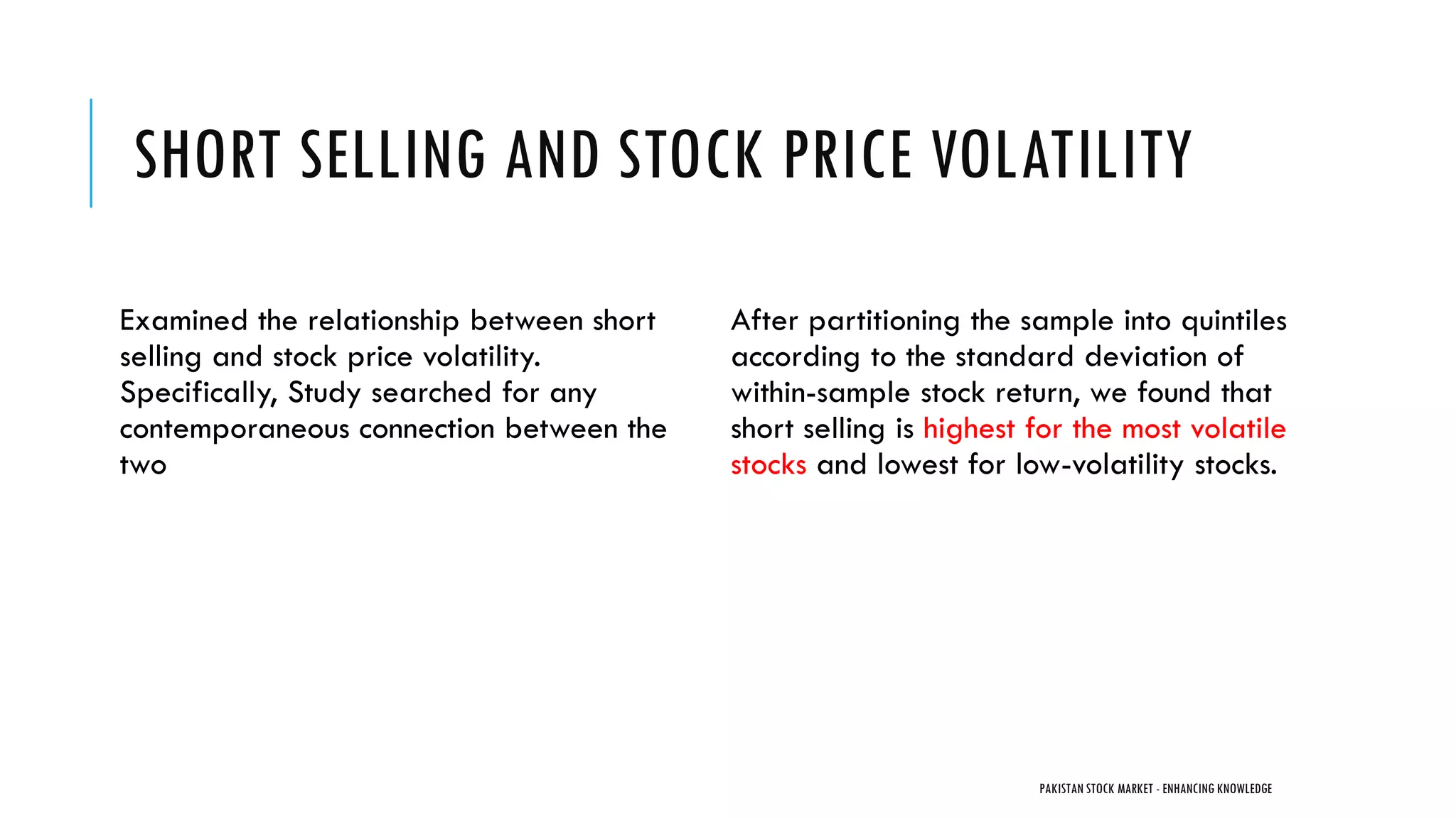 Short selling basics more profitable | PPT