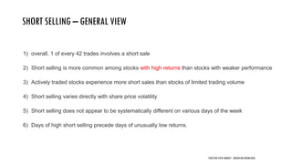 Short selling basics more profitable | PPT