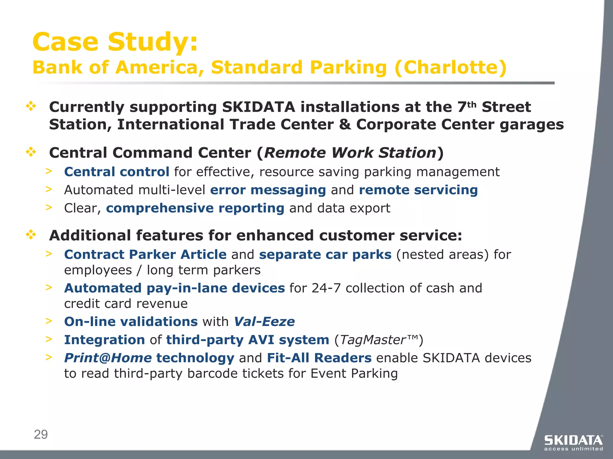 SKIDATA - access for the future | PPT