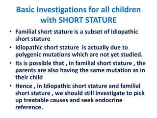 Short stature | PPTX