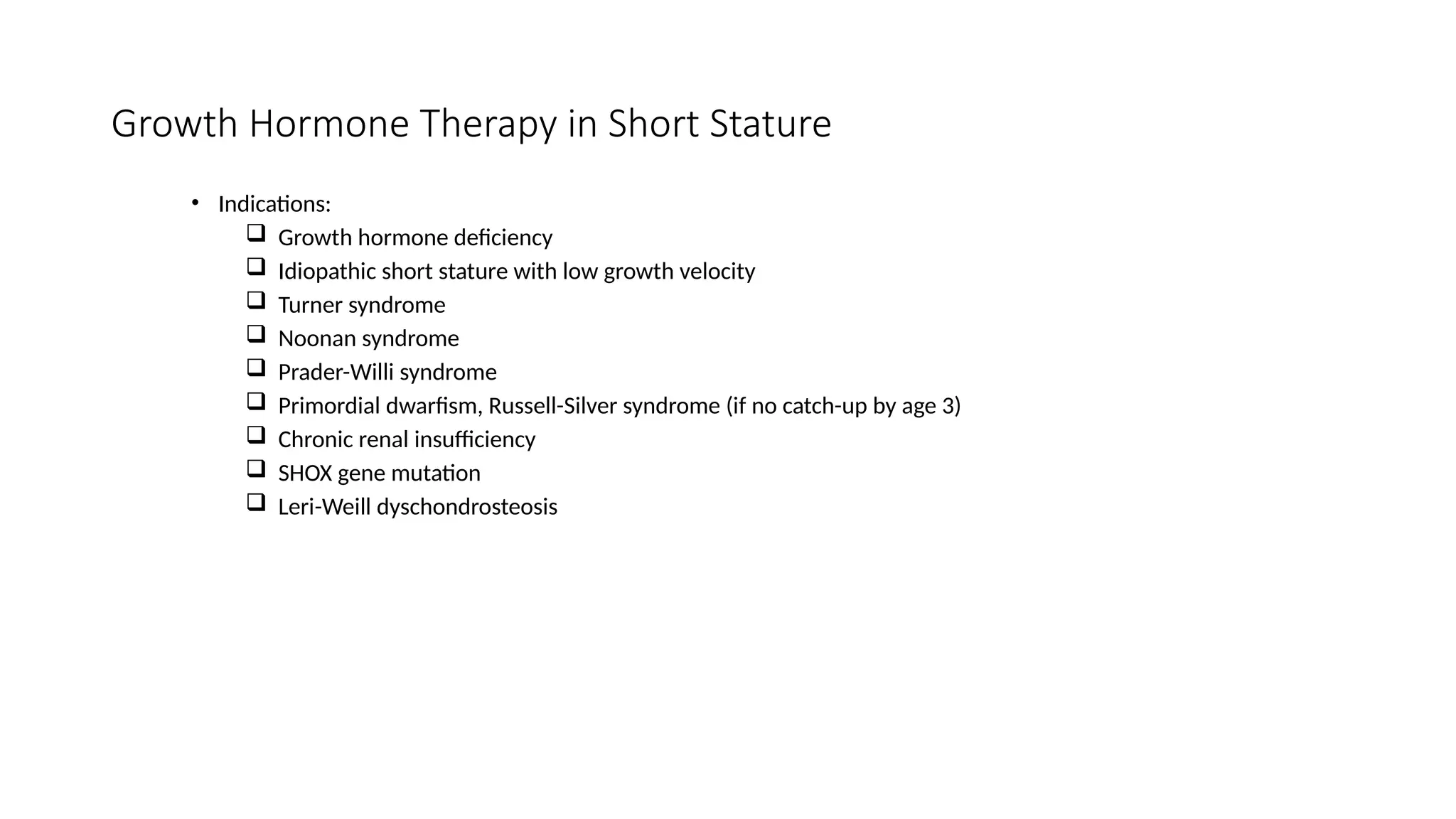 Presentation on Approach to SHORT STATURE | PPTX