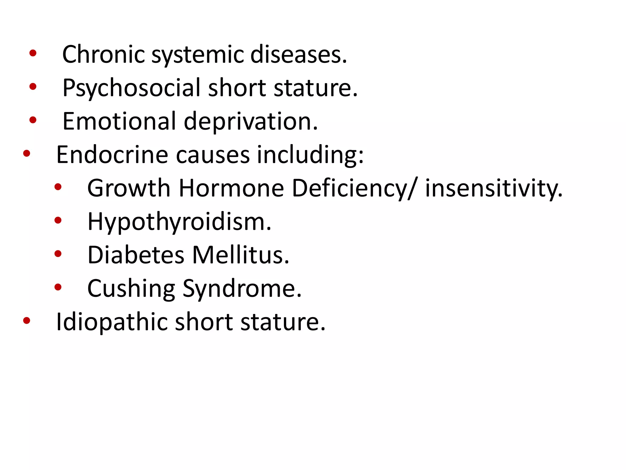 Short stature definition and approach | PDF