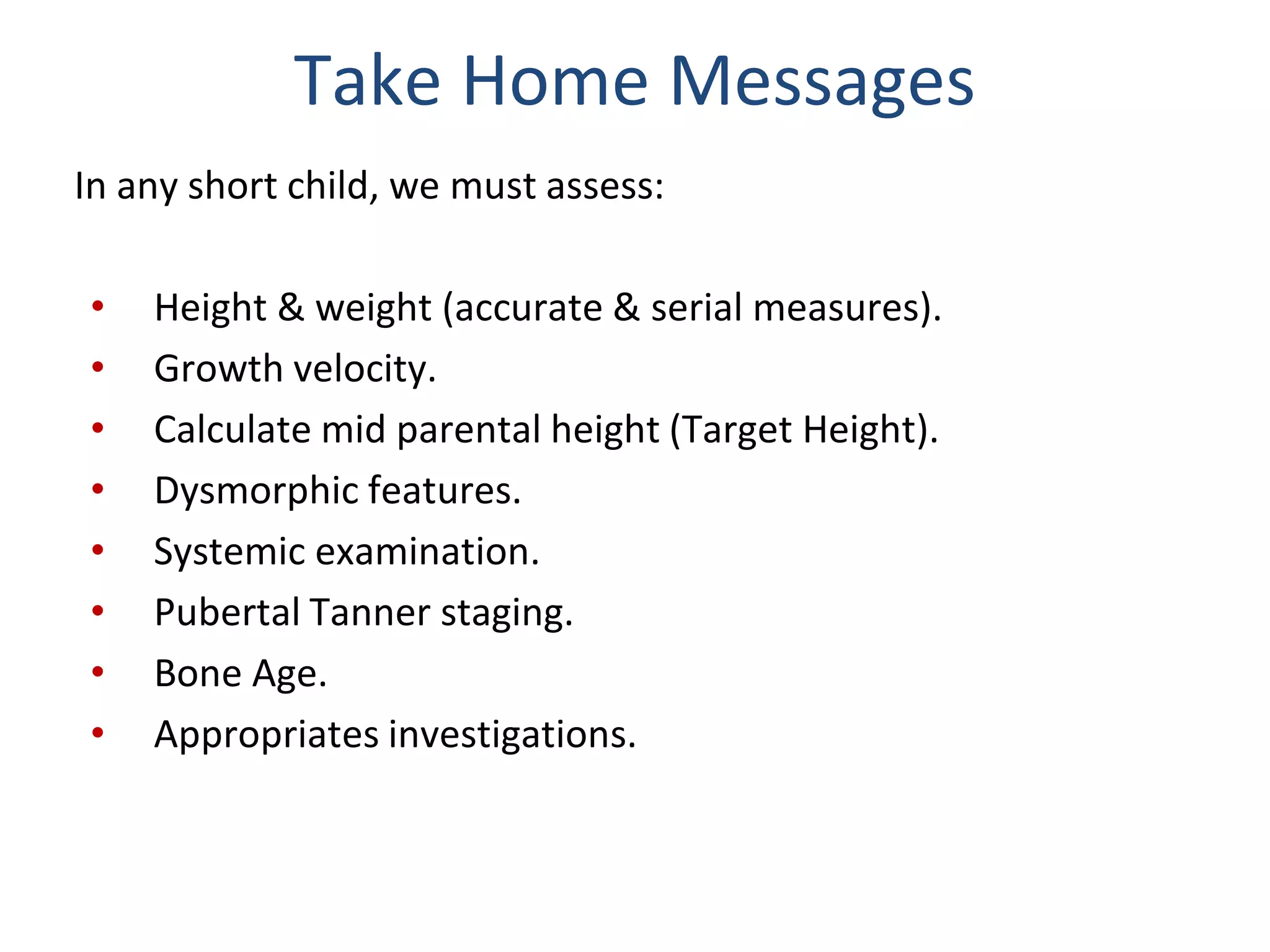 Short stature definition and approach | PDF