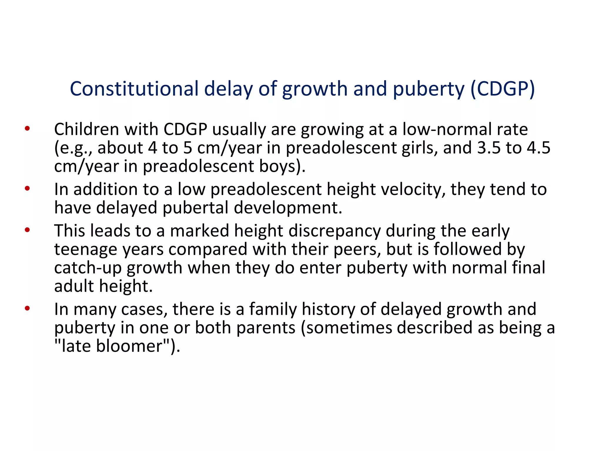 Short stature definition and approach | PDF