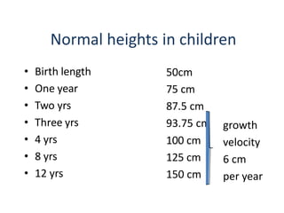Short stature definition and approach | PDF