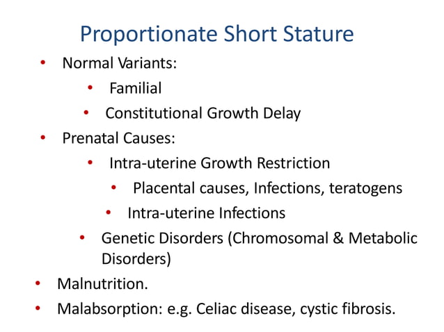 Short stature definition and approach | PDF | Endocrine and Metabolic ...
