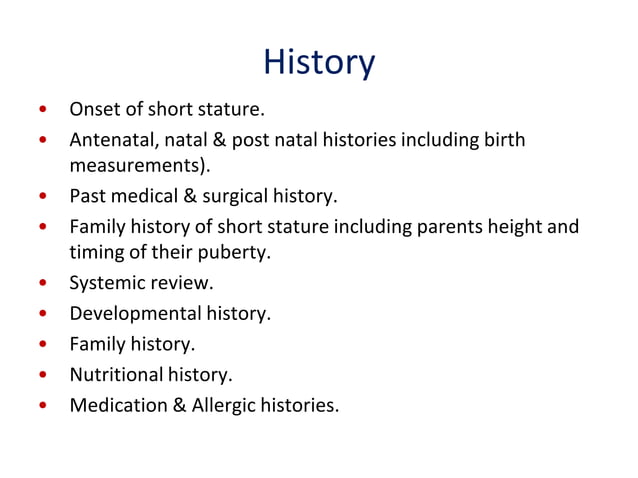 Short stature definition and approach | PDF | Endocrine and Metabolic ...