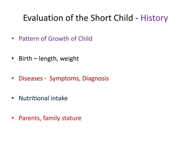 Short stature in children 2021 | PDF | Children\'s Health | Healthy Living