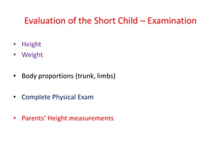 Short stature in children 2021 | PDF