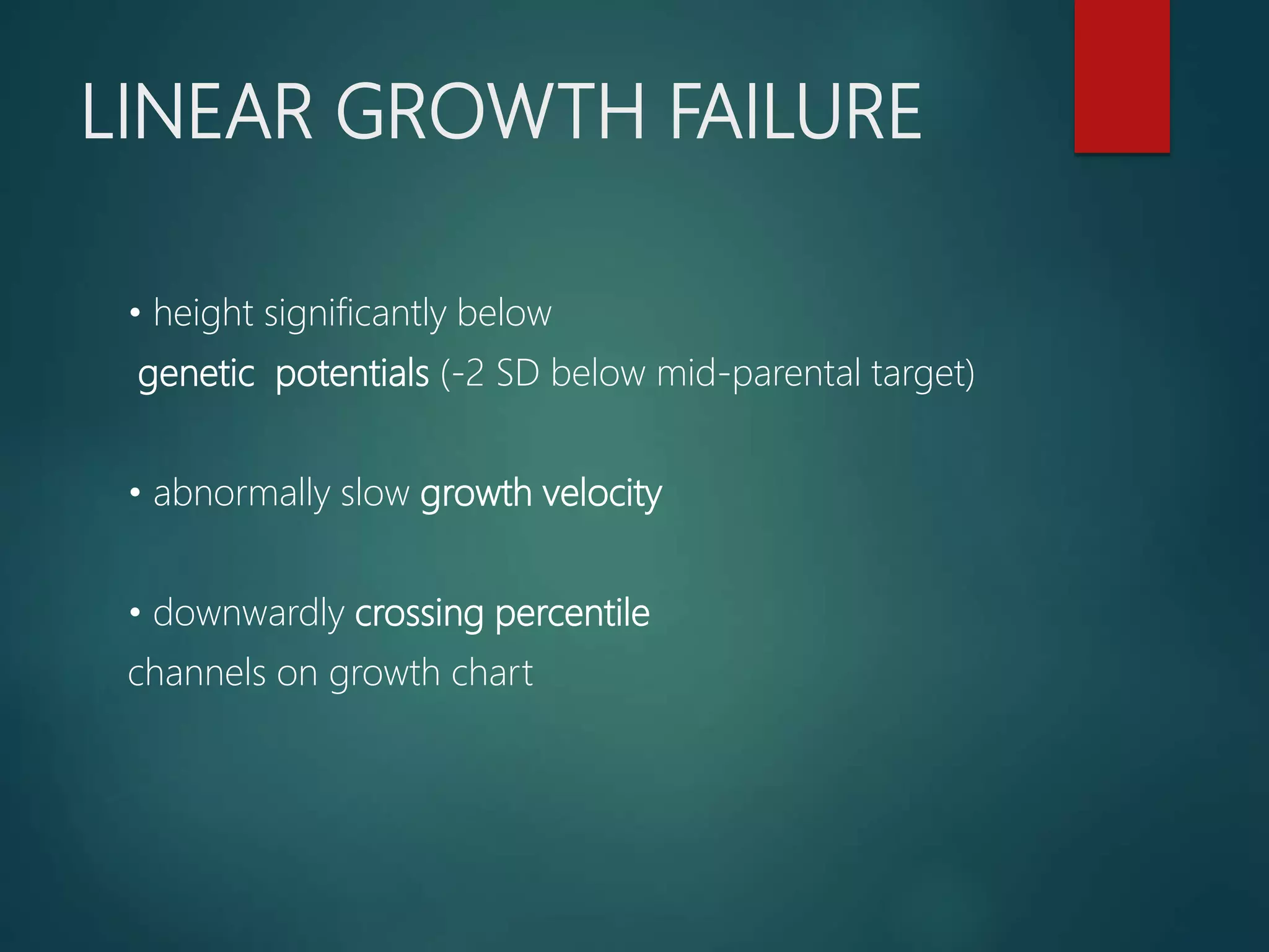 Short stature a Diagnostic approach | PPT
