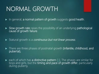 Short stature a Diagnostic approach | PPT