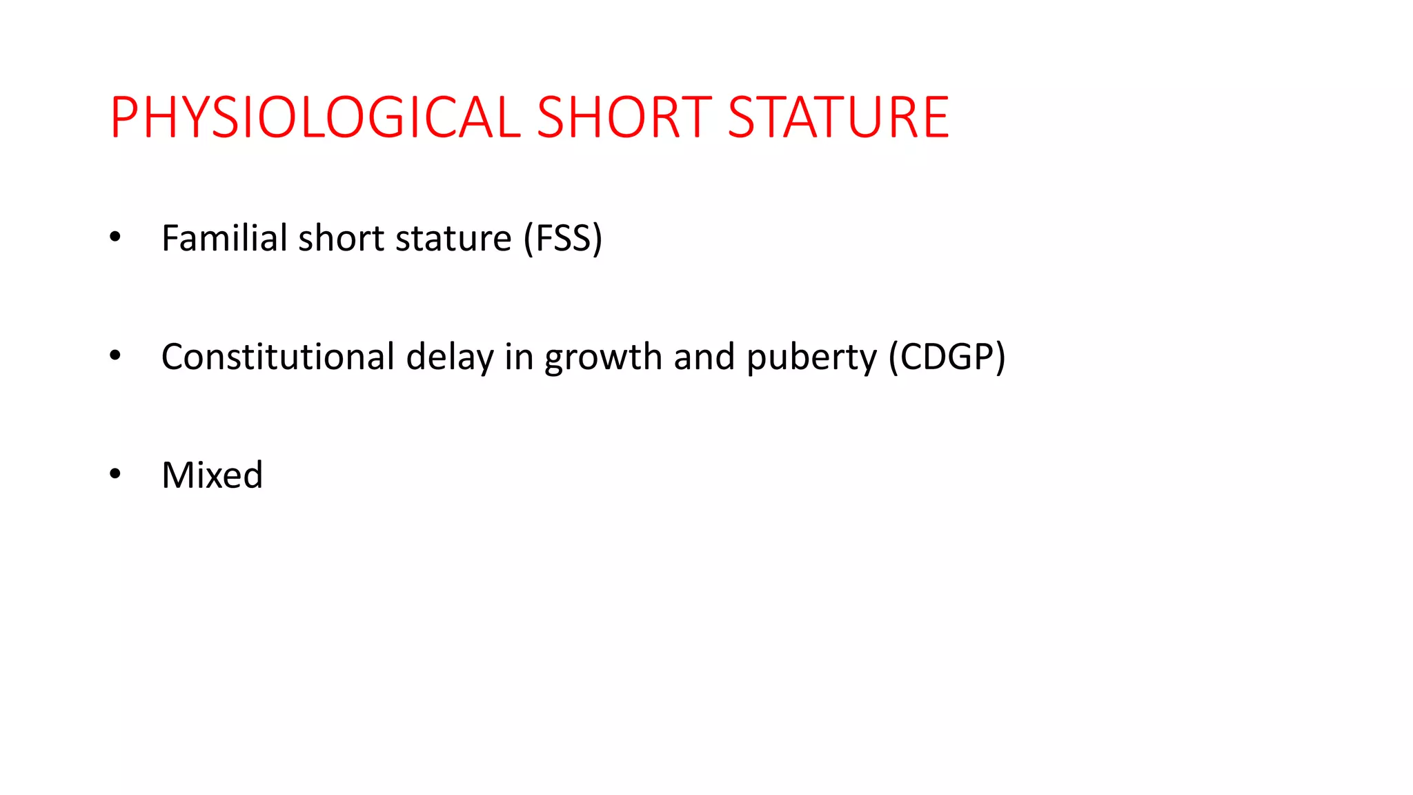 Short stature | PPTX