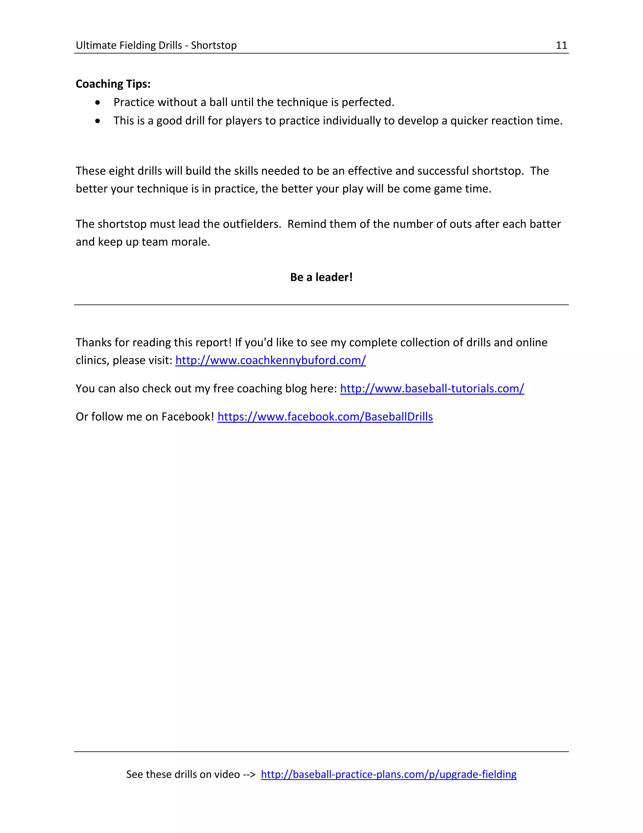 Shortstop fielding | PDF