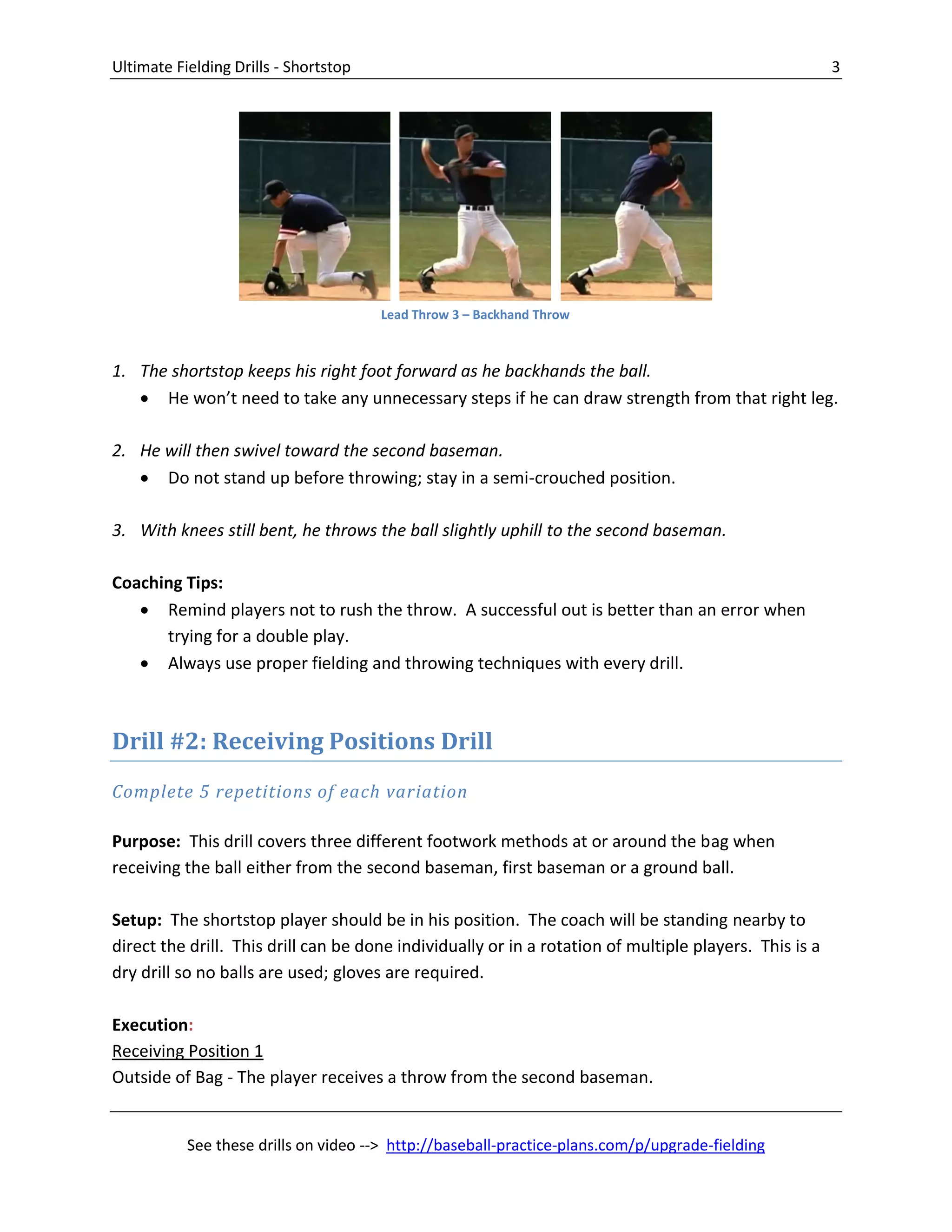 Shortstop fielding | PDF