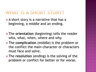 Short stories | PPTX