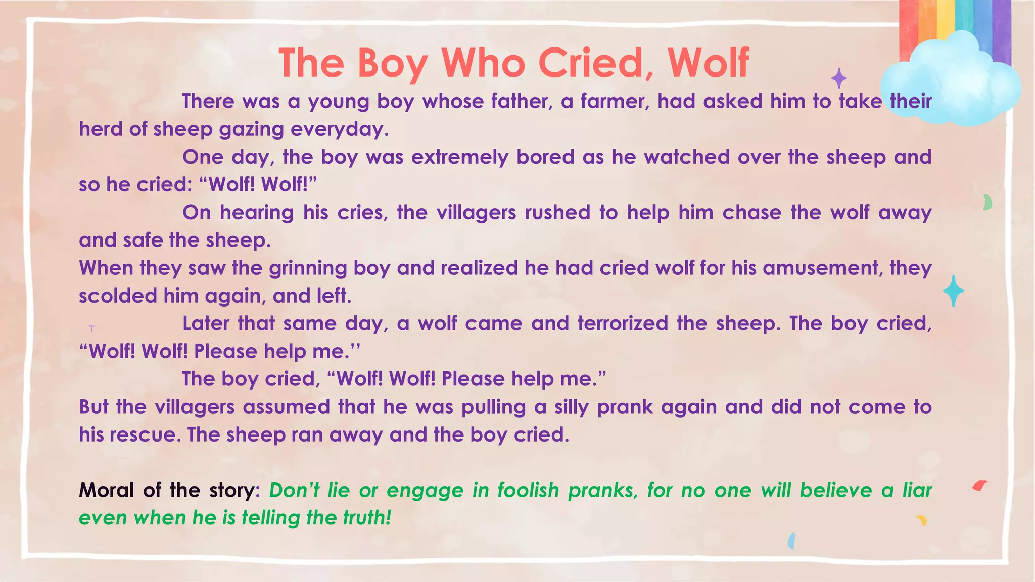 Short Stories for Kids | PDF