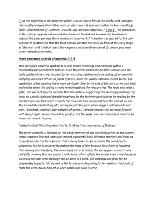 Short stories revision guide | PDF