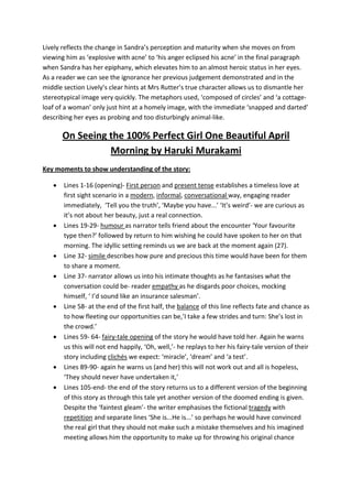 Short stories revision guide | PDF