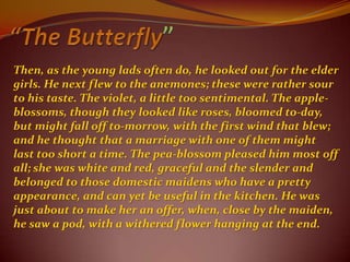 Short story; The Butterfly | PPSX
