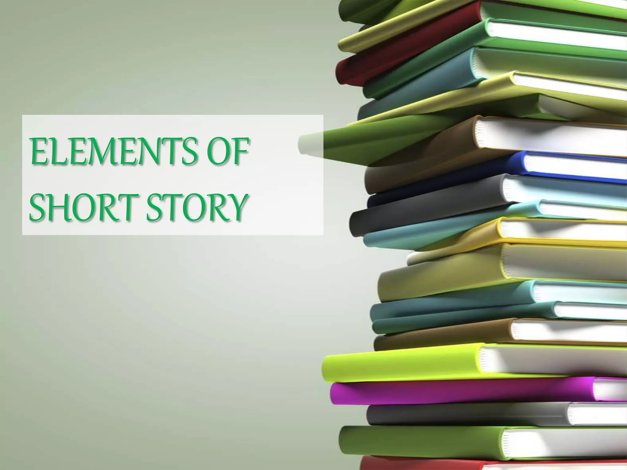 Elements of Short story | PPTX