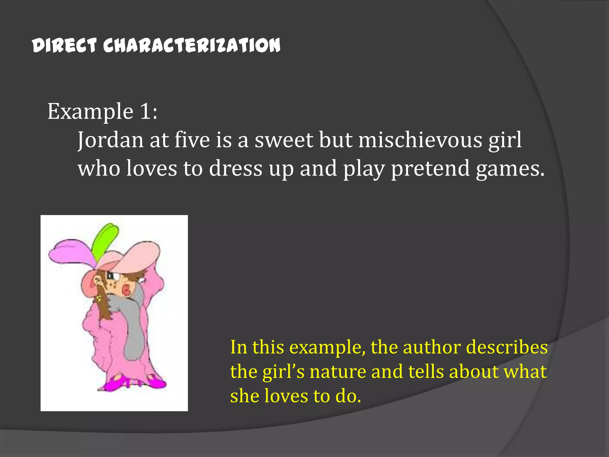 Short story characterization | PPTX