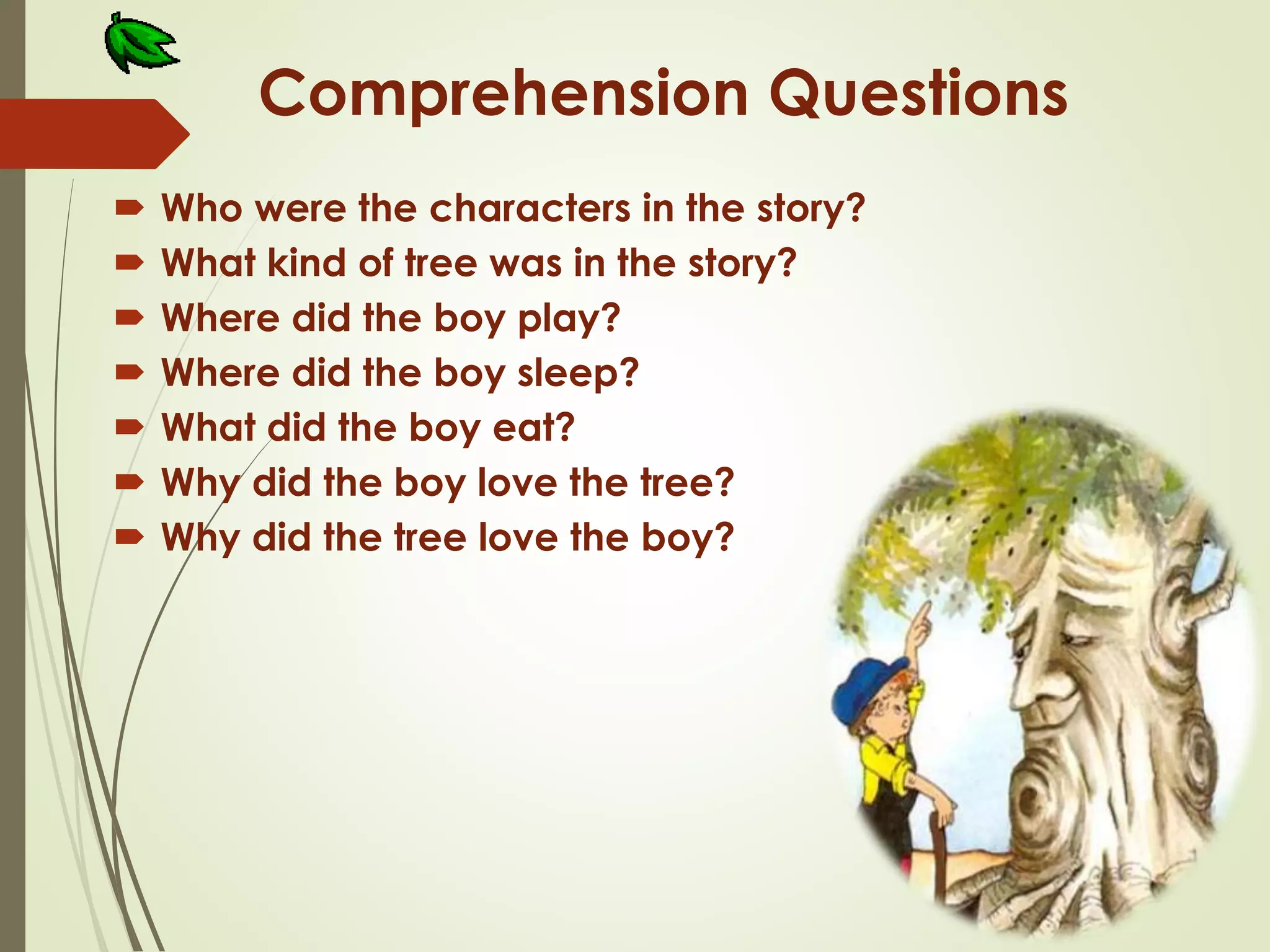 Short story giving tree | PPT