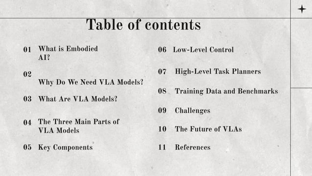 Vision-Language-Action Models for Embodied AI | PDF