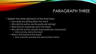 Short Story Analysis | PPT