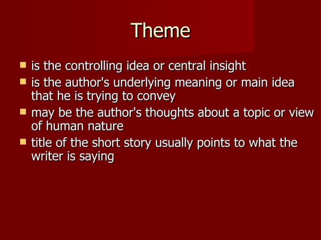 Short story elements | PPT | Fiction | Books and Literature