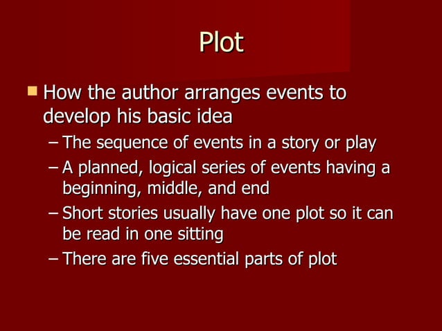 Short story elements | PPT | Fiction | Books and Literature