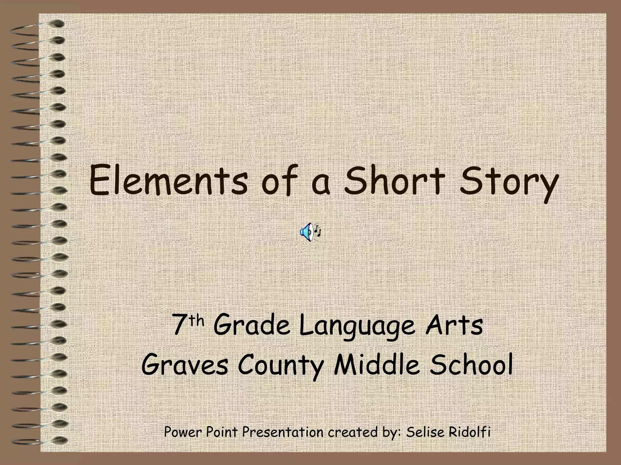 Short story elements | PPT