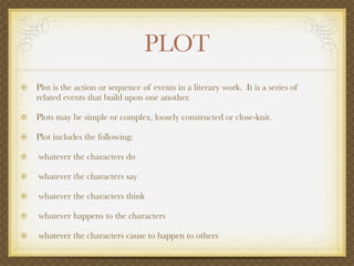 Short story elements | KEY