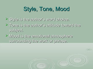 Short story elements | PPT