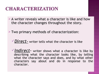 Elements of a Short Story | PPT