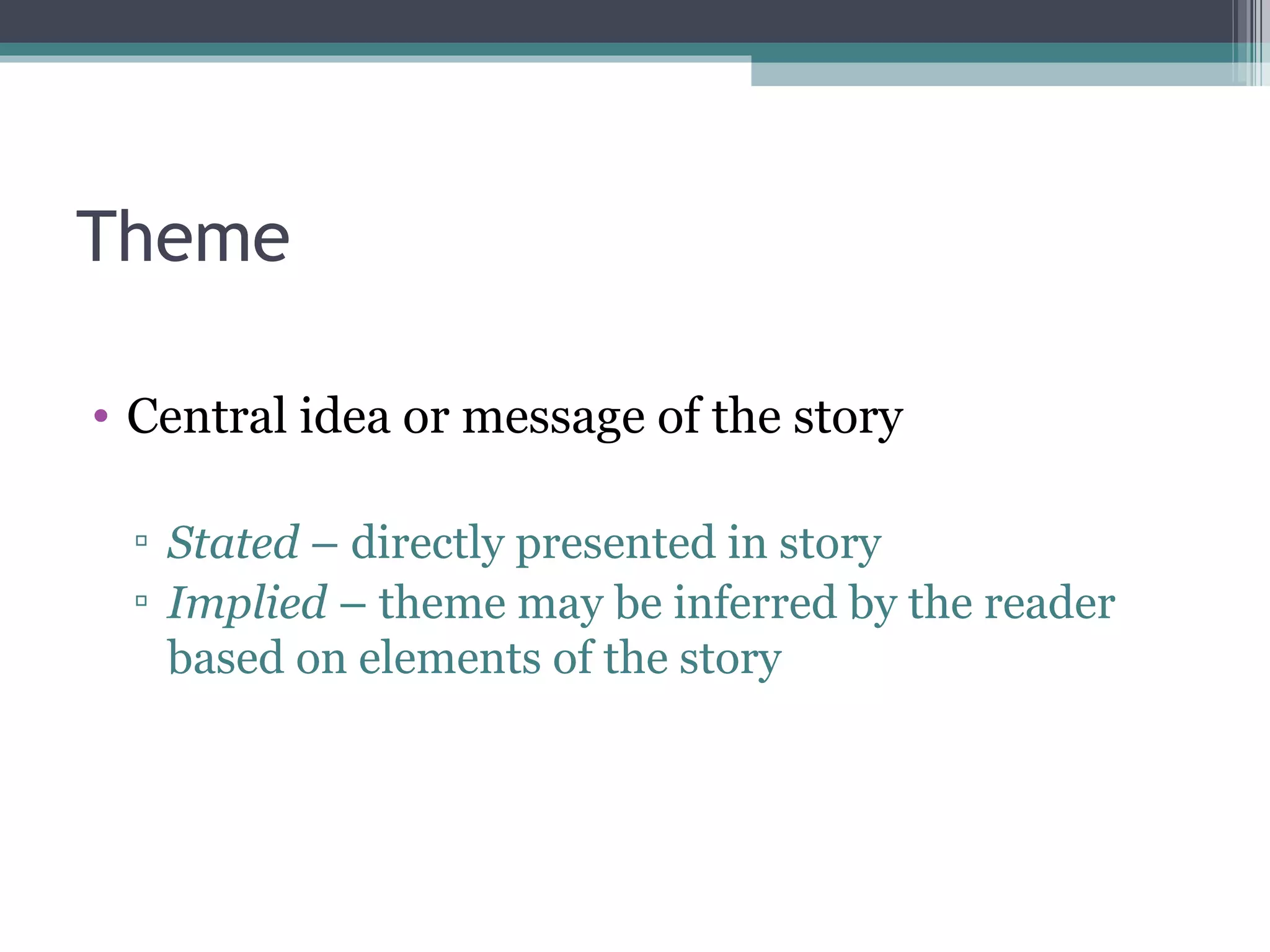 Short Story Notes | PPT