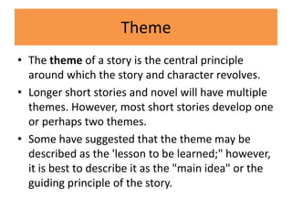 Short story notes | PPTX