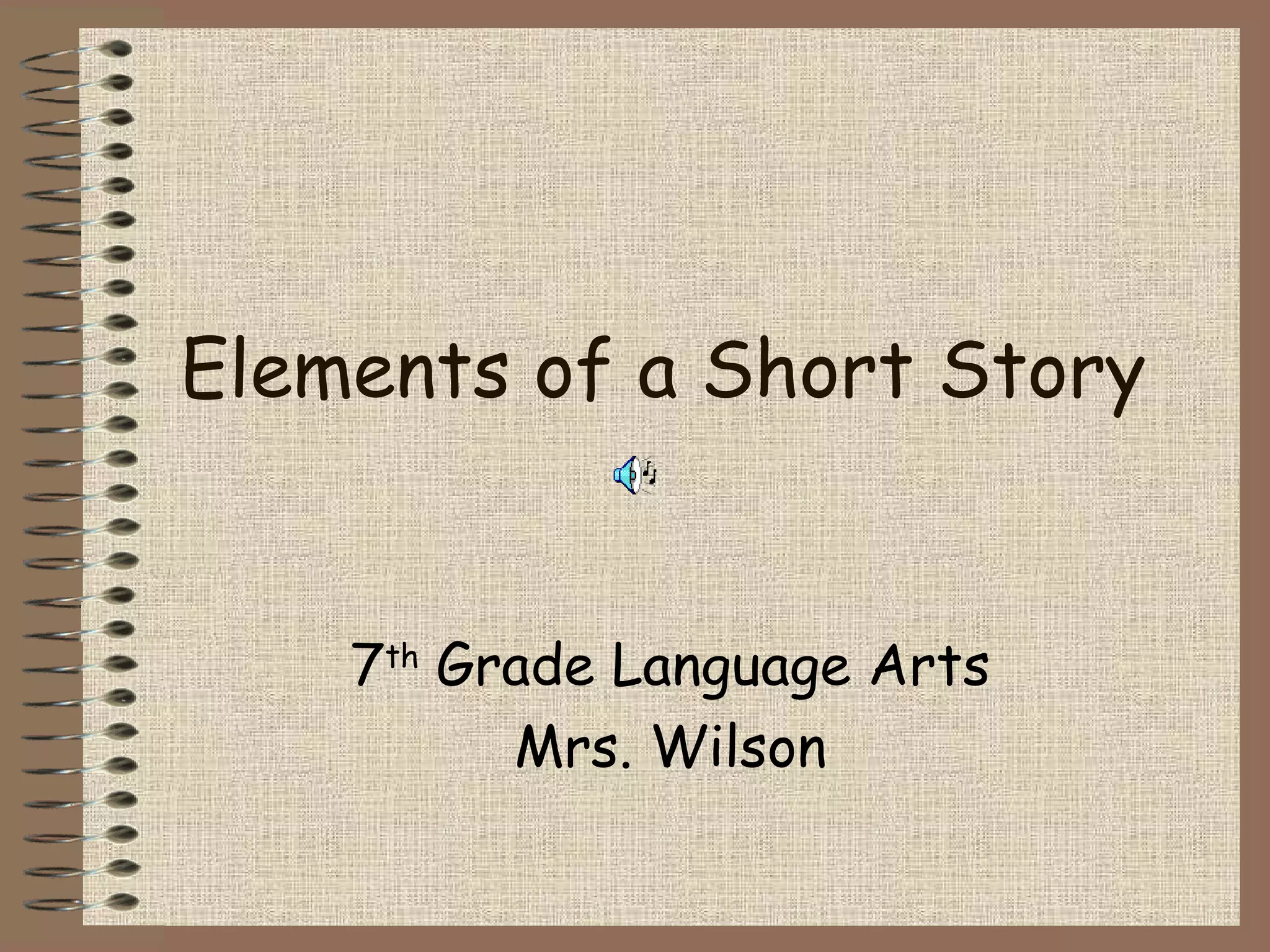 Short Story Powerpoint | PPT