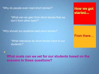 Short Story Powerpoint | PPTX