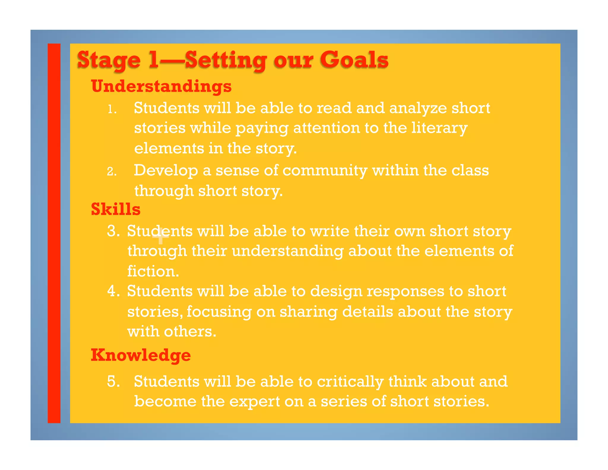 Short Story Powerpoint | PPT