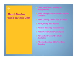 Short Story Powerpoint | PDF