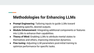 Exploring Strategic Thinking in Large Language Models | PPT