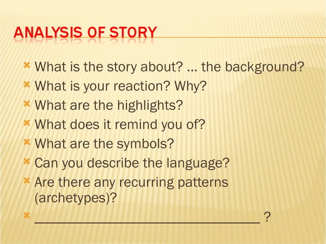 Short Story Presentation | PPT