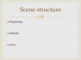 Writing a Short Story: Scenes and Dialogue | PPTX