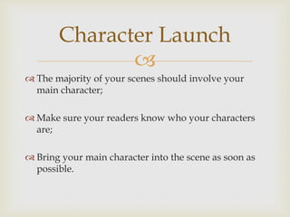 Writing a Short Story: Scenes and Dialogue | PPTX