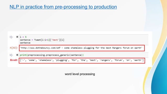 NLP and its application in Insurance -Short story presentation | PPT