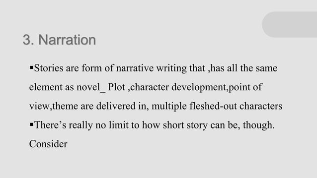 short story presentation.pptx | Drama | Genres