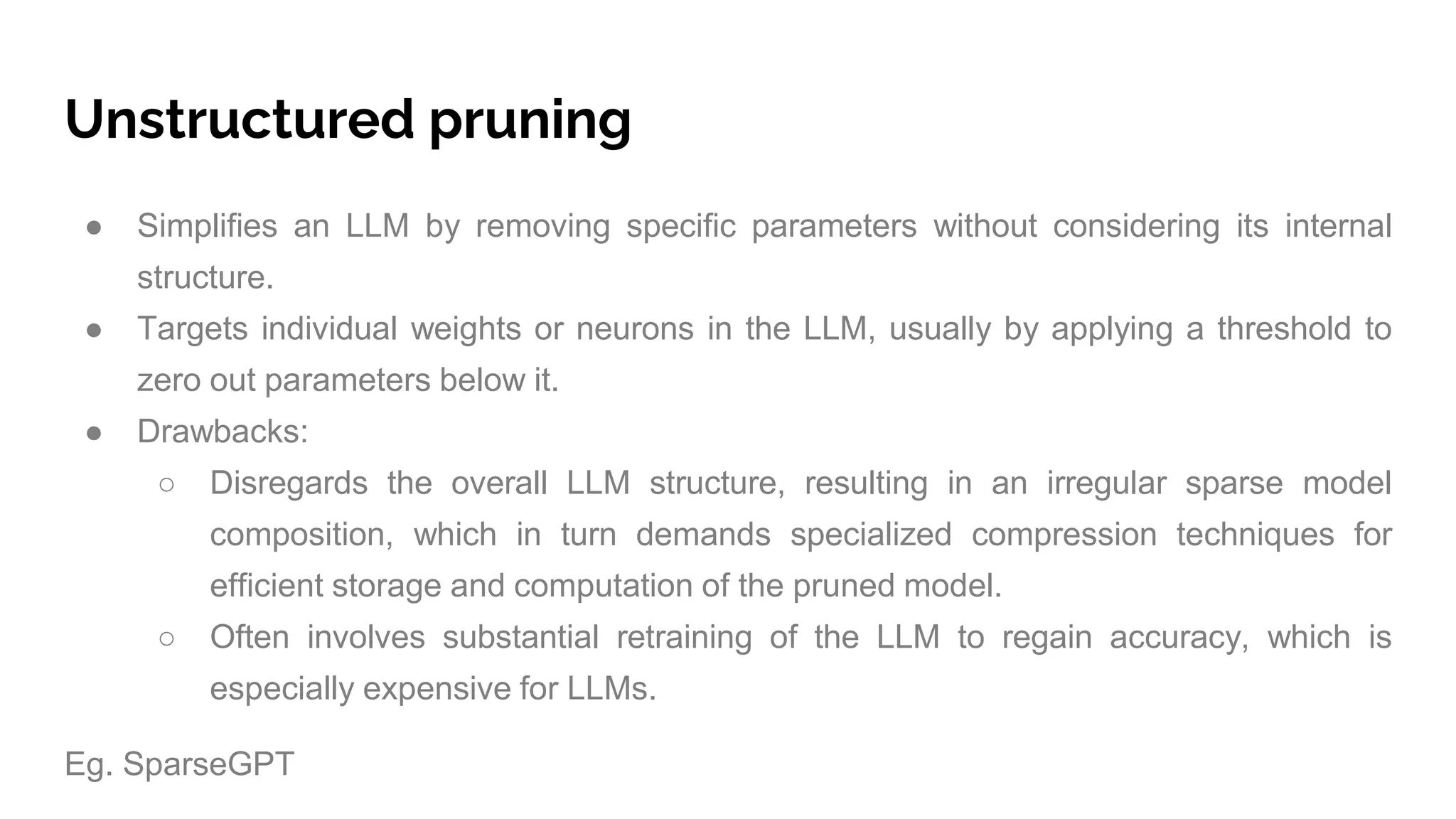 Paper presentation on LLM compression | PPTX